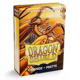 SLEEVES DRAGON SHIELD YGO LARANJA MATE 60 UN | Protetor Carta Shield ...
