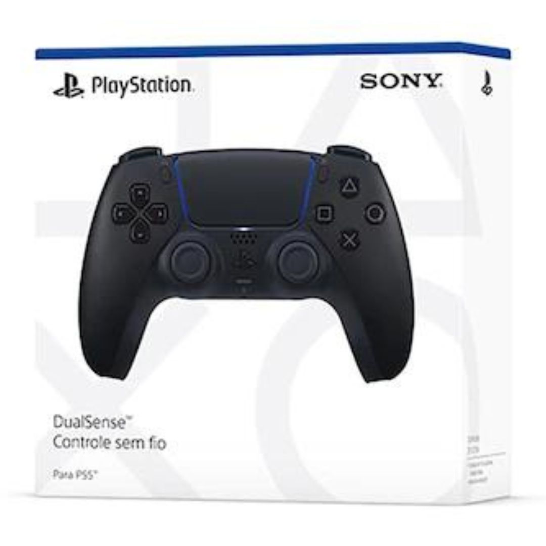 CONTROLE PS5 DUALSENSE PRETO | PS5 Controles | Paladins Games Store
