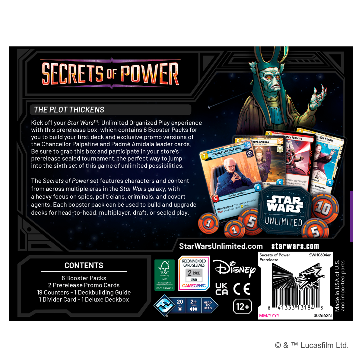 STAR WARS UNLIMITED - SECRETS OF POWER - PRE RELEASE BOX - EN ...