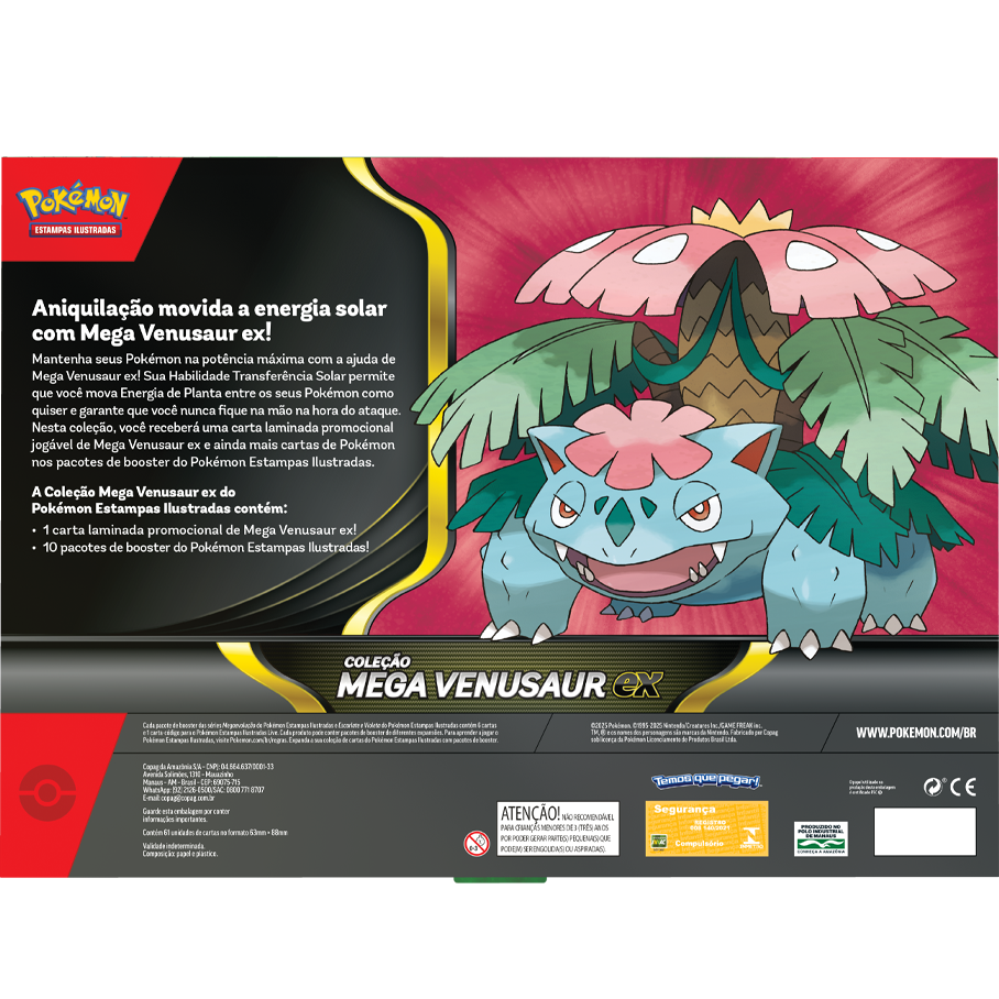 POKEMON BOX MEGA VENUSAUR EX PORTUGUÊS | Pokemon | Paladins Games Store
