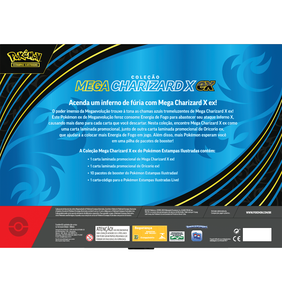 POKEMON BOX MEGA CHARIZARD X EX PORTUGUÊS | Pokemon | Paladins Games Store
