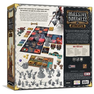 MASSIVE DARKNESS 2 HELLSCAPE | Board Games Jogos de Tabuleiro | Paladins Games Store